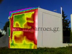 Ανίχνευση εντοπισμος υγρασίας διαρροων με θερμογραφία